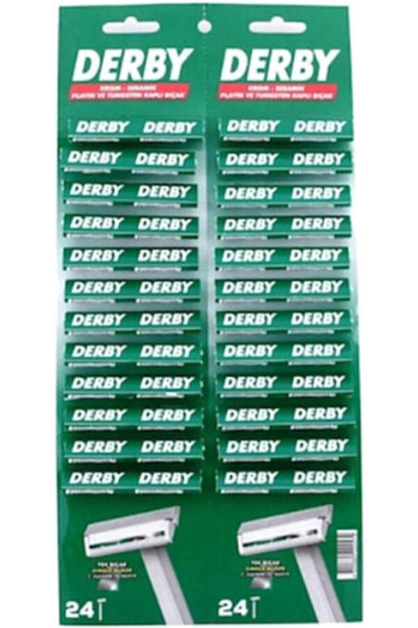 Derby Single Blade 48 Piece Color Card Disposable Razor - Trendyol