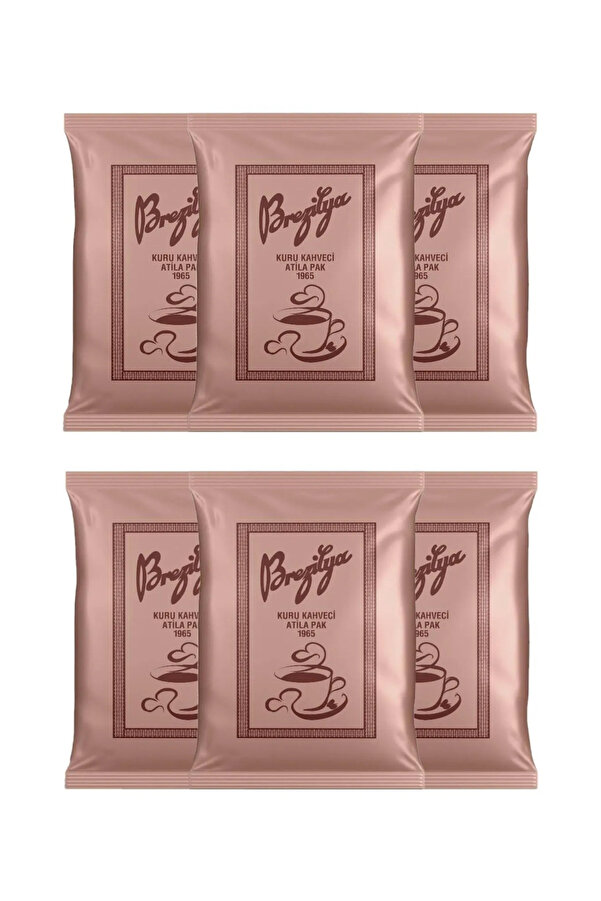 Brezilya Kuru Kahveci Atilla Pak Set of 6 Medium Roasted Turkish Coffee ...