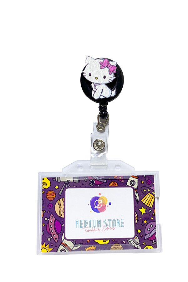 neptünstore Hello Kitty Yoyo Card Holder - Card Hanging and Collar ...