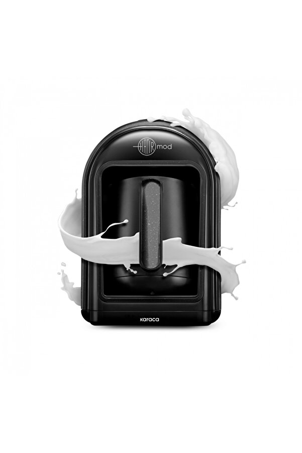 Karaca Hatir Mod Turkish Coffee Machine with Milk Shiny Black - Trendyol