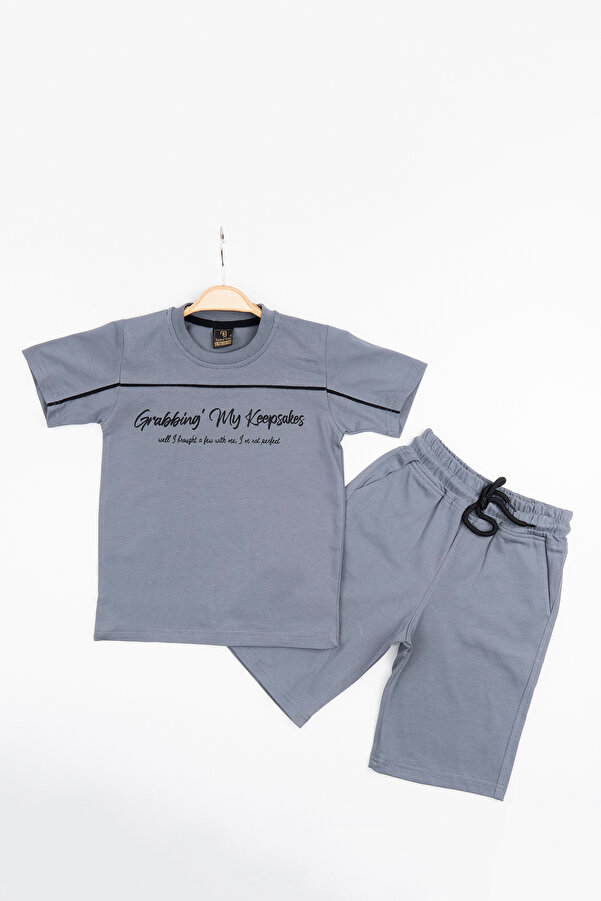 BARKOD KİDS Tricou și pantaloni scurți pentru copii, 100% bumbac ...