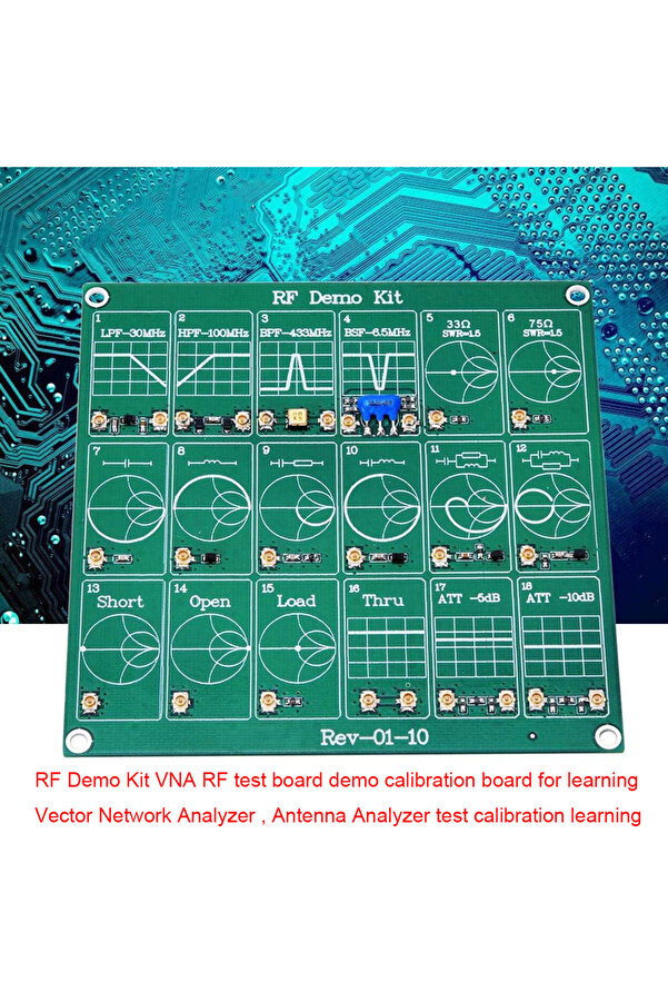 mythtiger Nanovna Filter Attenuator Universal Network Analyzer Demo Kit ...