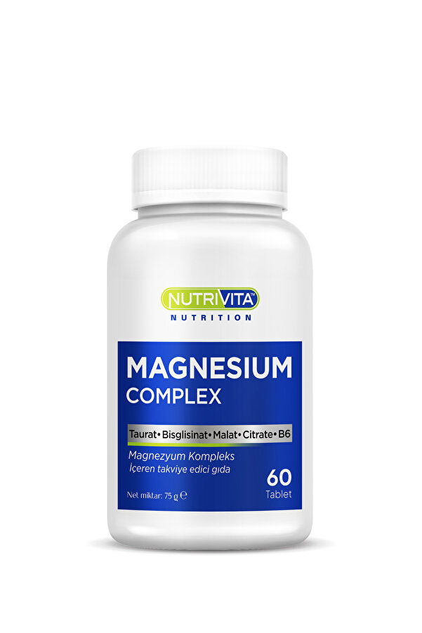 Nutrivita Nutrition Magnesium Complex 60 Tablets - Trendyol