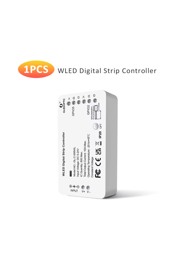 MJJC 5V-24V WLED RGB RGBW Digital Strip Light Controller Over 100 ...