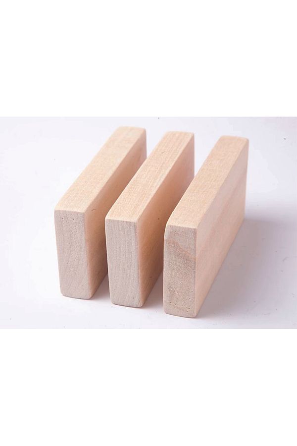 Tiydem 10 Pcs Wooden Blocks for Wood Crafts Wooden Rectangle Wooden Materials Trendyol