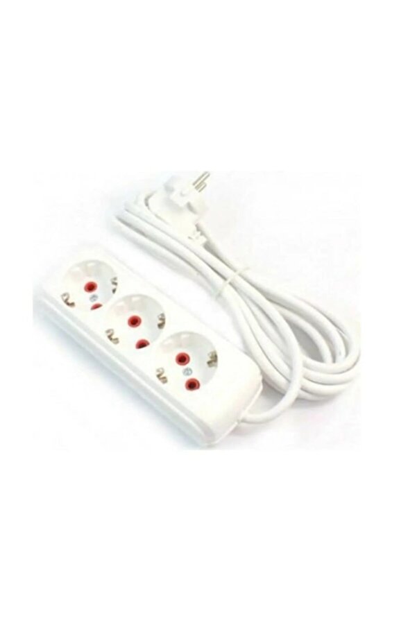 Alkan 3 In 3 Out Triple 2 Meter Turkish Made 2m Group Button Electrical ...