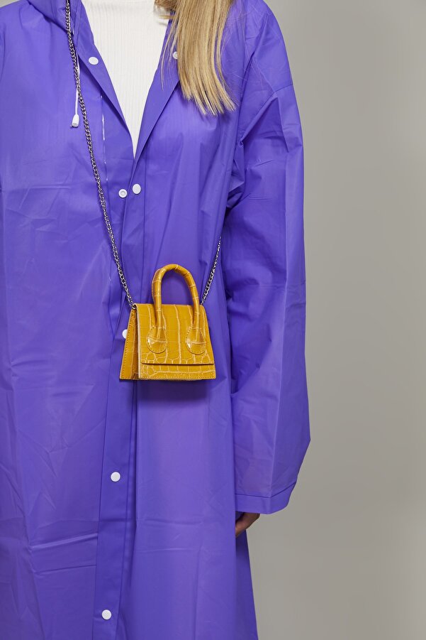 Cool & Sexy Women's Mustard Chain Strap Micro Bag BE459- Trendyol