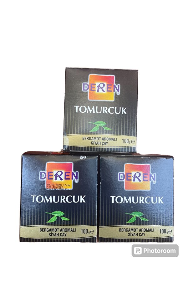 DEREN Black Bud Bergamot Flavored Tea - Pack of 3 100g- Trendyol