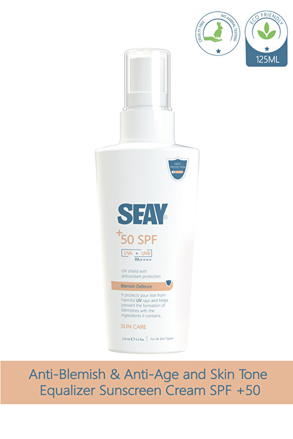 Seay 125ml Sunscreen - High Protection, Anti-Blemish and Skin Tone ...