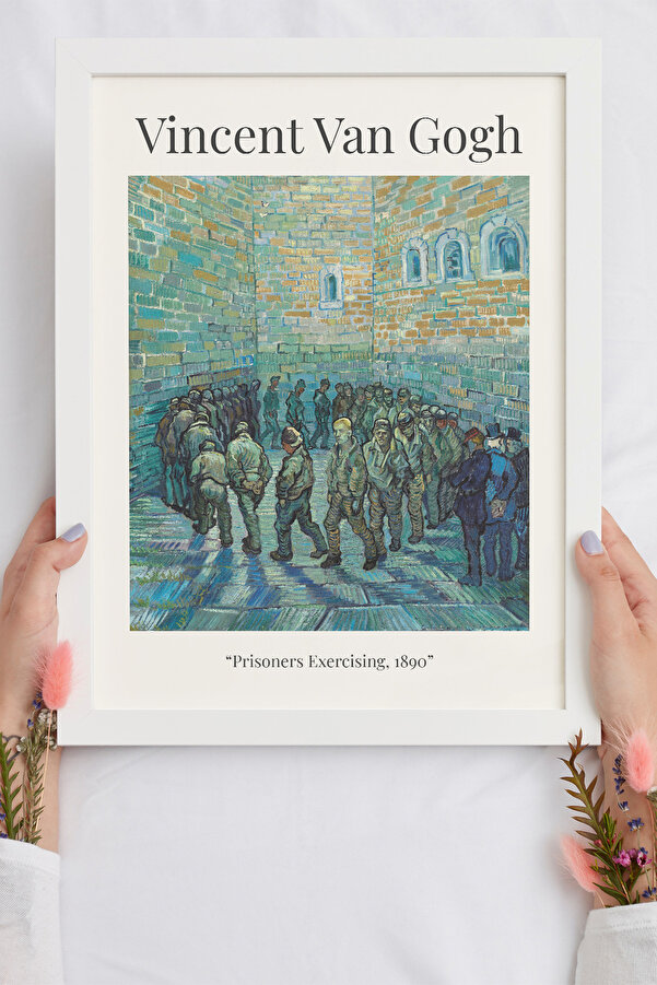 DuoArt Vincent Van Gogh - Famous Works Prisoners White Poster with ...