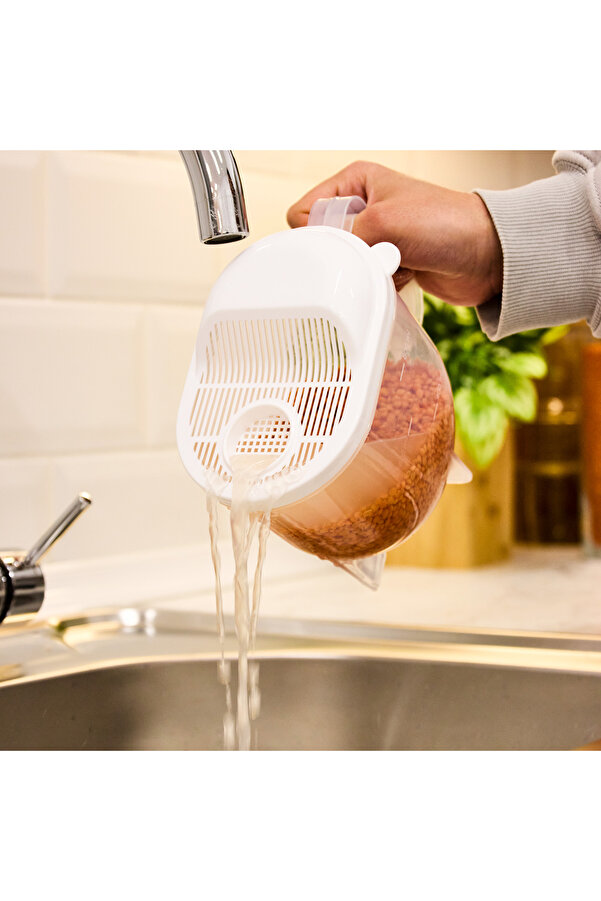 GLORIA HOME Pulse Washing Strainer - Transparent - 1 Lt- Trendyol