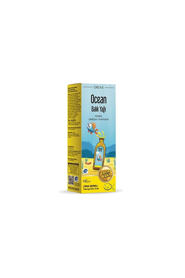 Ocean OrzaxOceanOmega3 Syrup - 150mlwith Lemon and Tooth Foam Gift ...