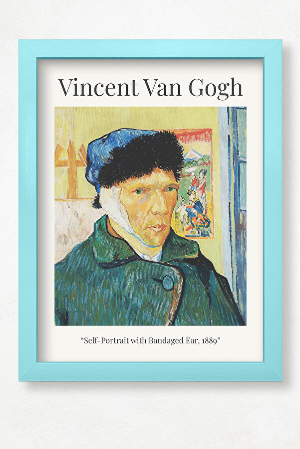 DuoArt Vincent Van Gogh - Famous Work Poster with Natural Wood Frame ...