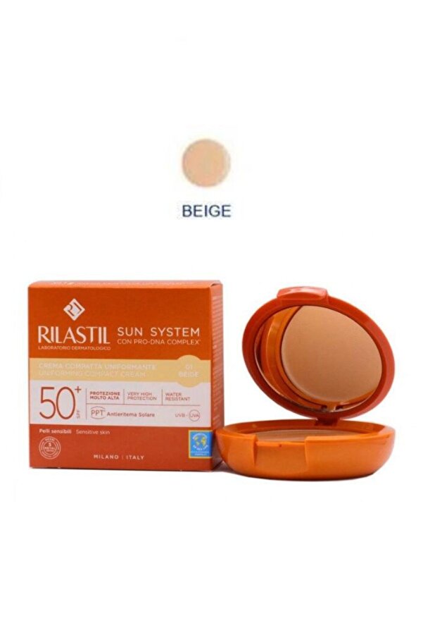 Rilastil Sun System SPF50+ Uniforming Compact Cream 10 gr - Trendyol