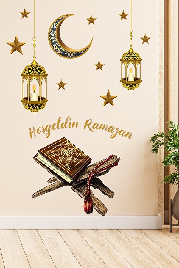 212shop Welcome Ramadan Moon Star Set Sticker - Trendyol