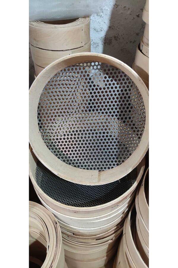 Koleksiyon Sepeti Wooden Perforated Sheet Sieve - Griddle 10mm- Trendyol