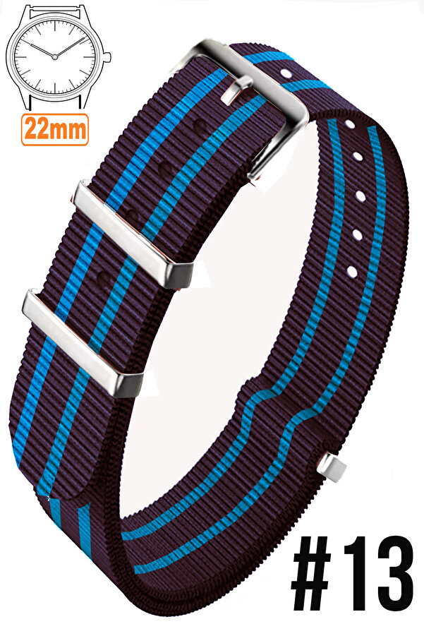 COBRA 22mm Fossil-Welder-Casio-Seiko-Omega-Armani Watch Compatible Nato ...