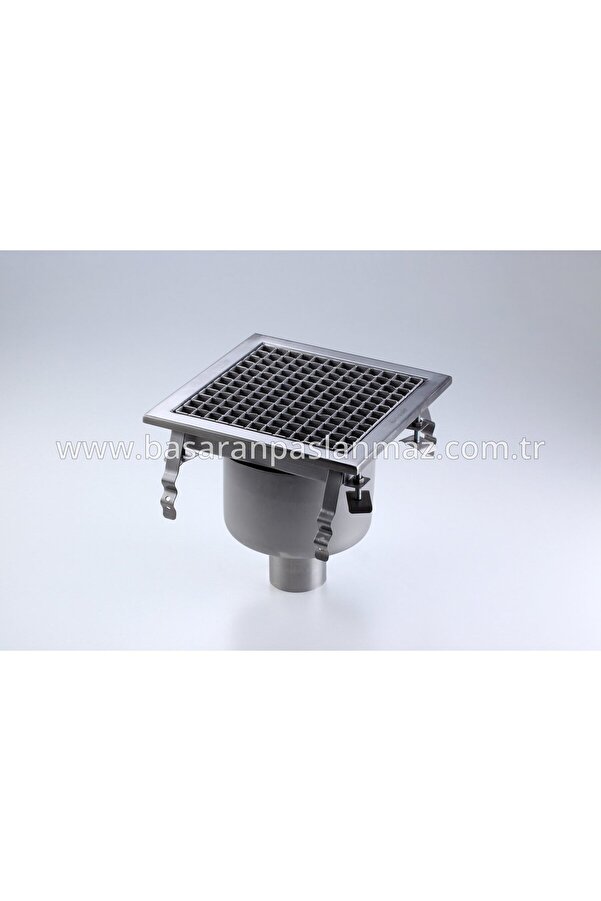 BAŞARAN Stainless Steel Restaurant Floor Drain - 30x30x15 cm, Gold 70 ...