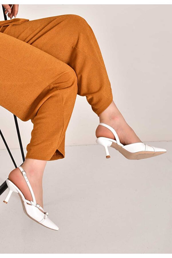 Ressome Mary Model Banded Belted Stiletto - Trendyol