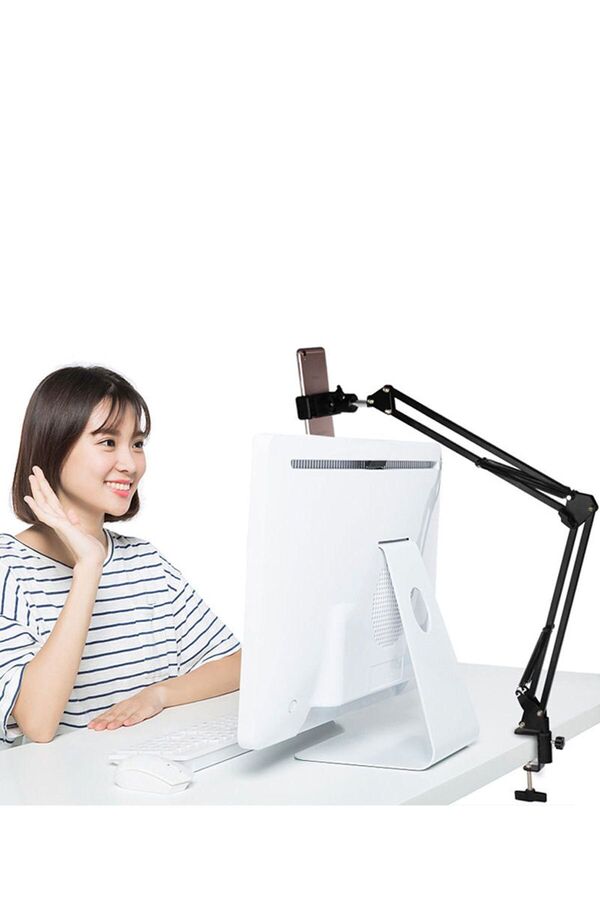 TahTicMer Phone Stand 360 Degree Adjustable Desktop Suspension Top ...
