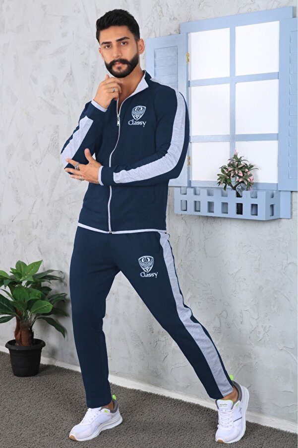 CLASSY.MODA Sports Set - Tracksuit Set - Fabric Two Thread - Trendyol