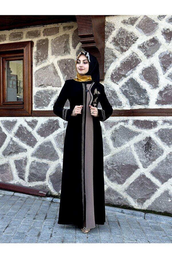 sümeyra Cap & Abaya - Black - Relaxed - Trendyol