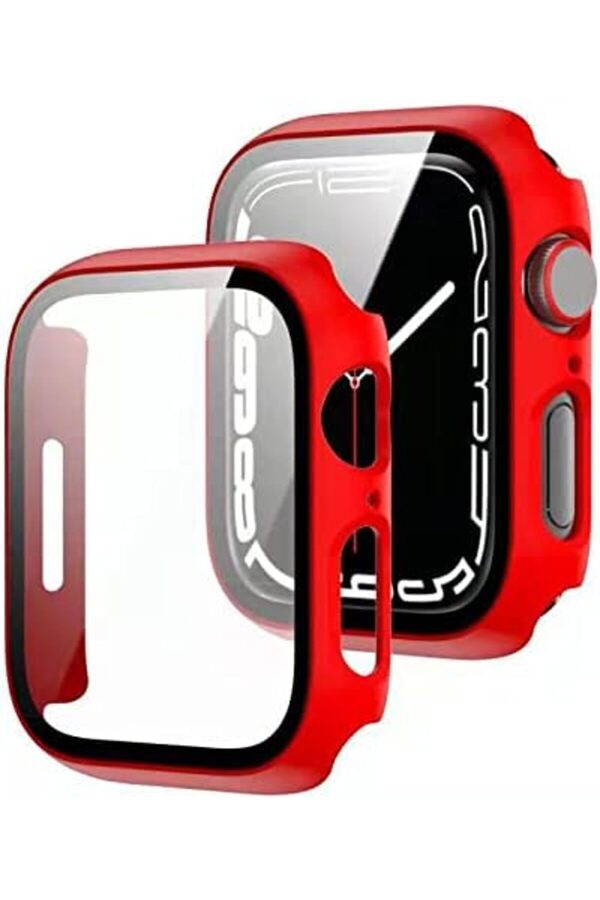 UDMK STORE Red Apple Watch SE - Frame Case Complete, Mica Screen ...