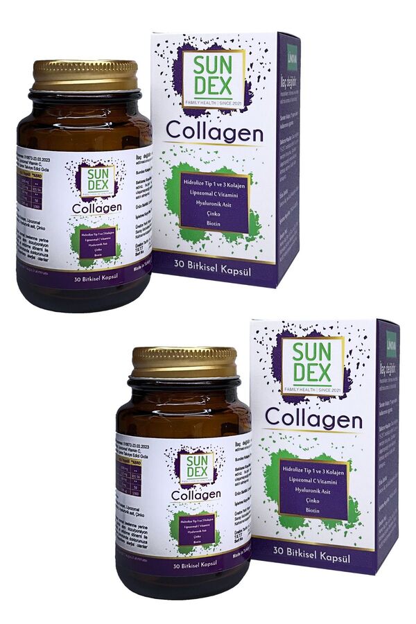 Sun Dex Family Health Since 2021 2 Pack Collagen Hydrolyzed Type - I ...