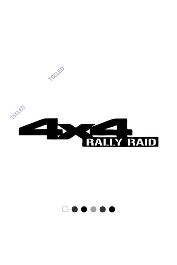 TSC 4x4 Rally Raid Text Sticker Pasting 15cm- Trendyol