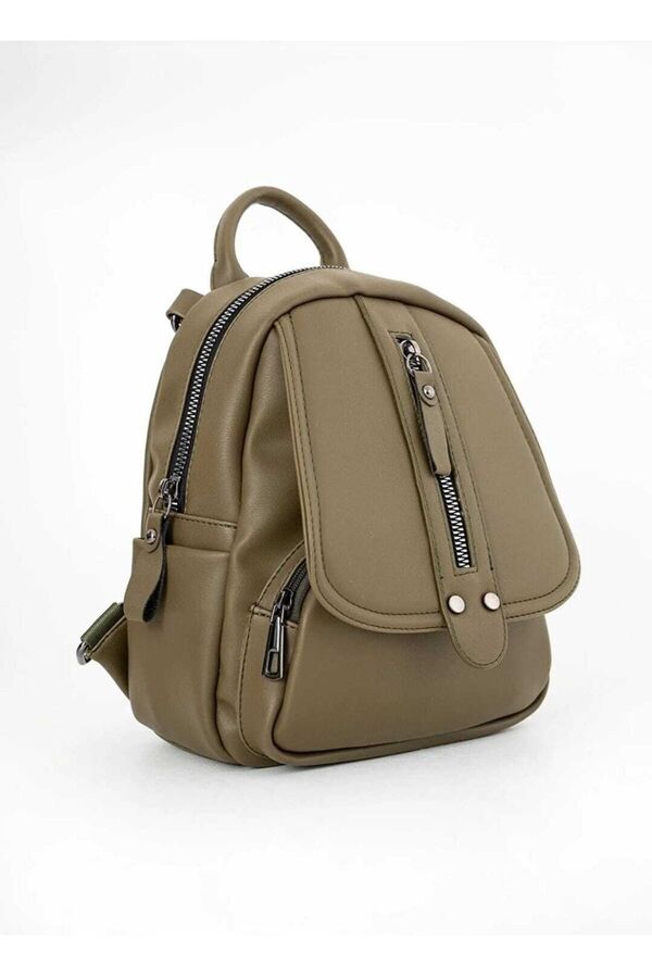FiONA BAG Women's Khaki Multi-Useful Backpack and Shoulder Bag That Can ...