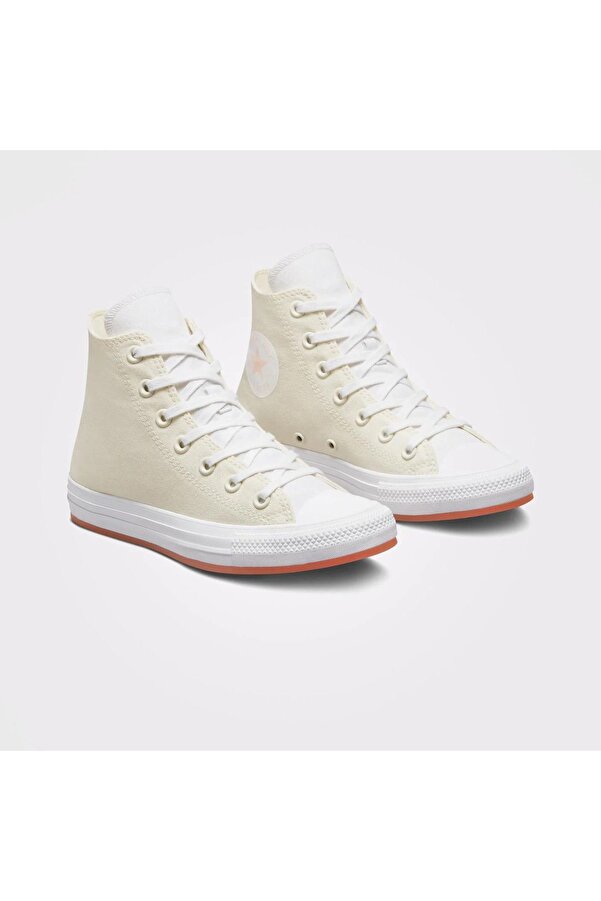 Converse Chuck Taylor All Star Marbled Women's Cream- Trendyol