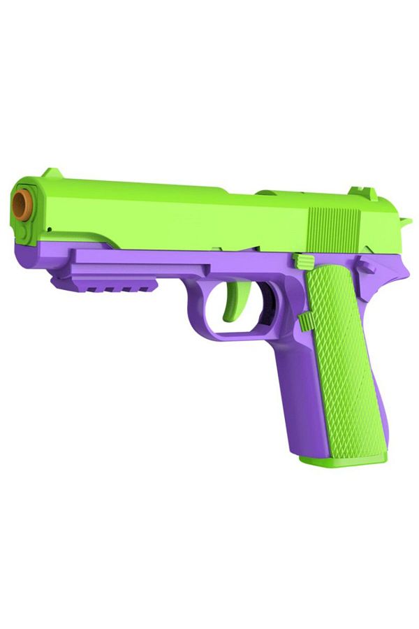Toy gun with clip store