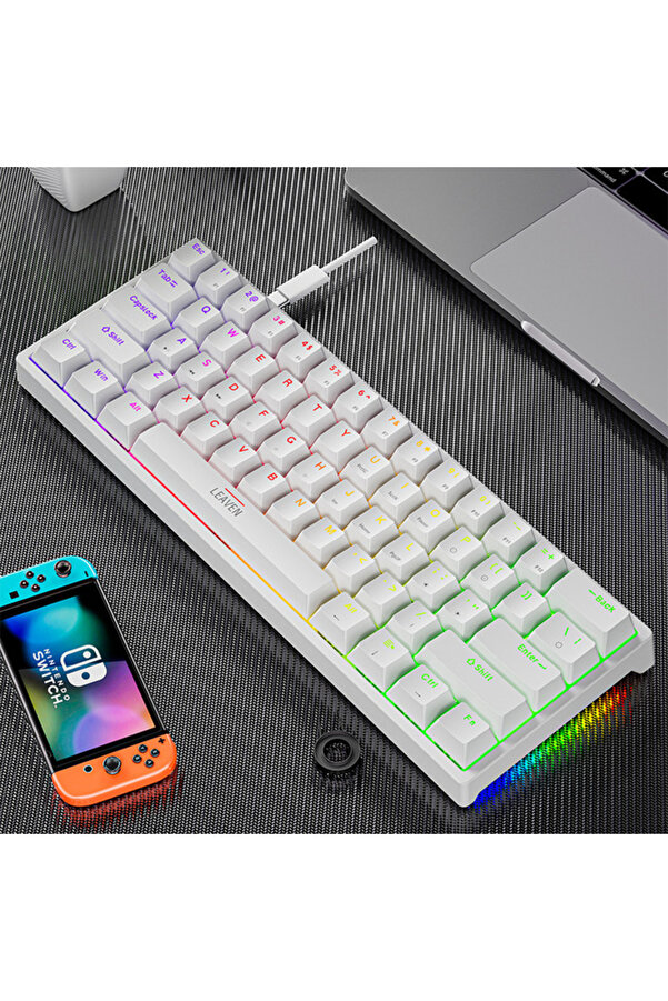 Choice K620 Mini Backlit RGB Gaming Mechanical Keyboard Gamer Mechanic ...