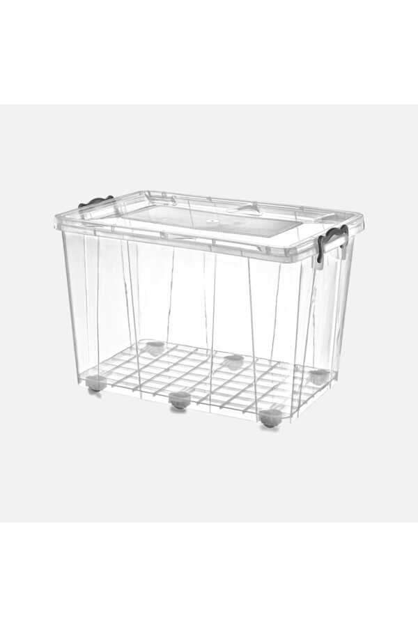 PlastArt 60L Storage Box with Wheels- Trendyol