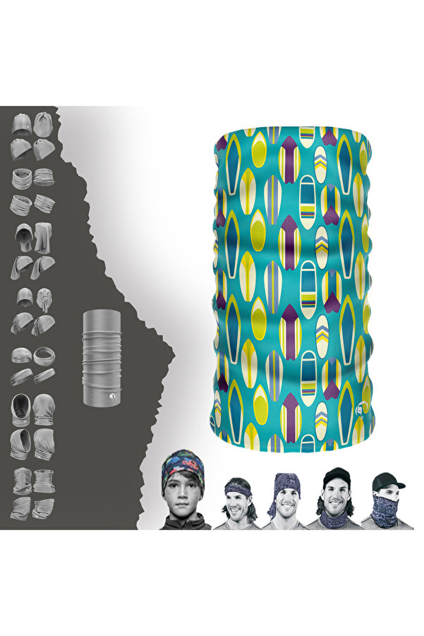 e-Taktik Surf And Beach Seamless Tube Neck Collar Buff Buff Bandana ...