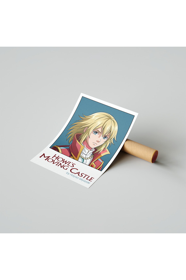 Tabby Design Howl's Moving Castle Anime A4 Wall Poster - Trendyol