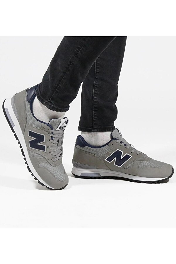 New Balance Ml565Blk 565 Gray Sneaker Men's Daily Sports Shoes - Trendyol