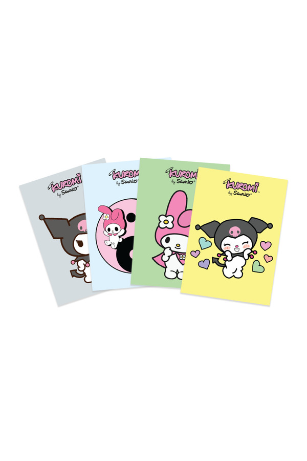 Tabby Design Anime Series Kuromi Poster Card Set of 4 - Trendyol