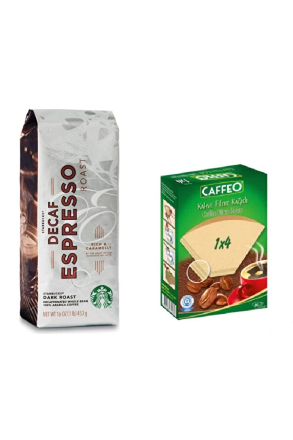 Starbucks Caffe Decaf Espresso Roast Filter Coffee 250gr + Coffee ...