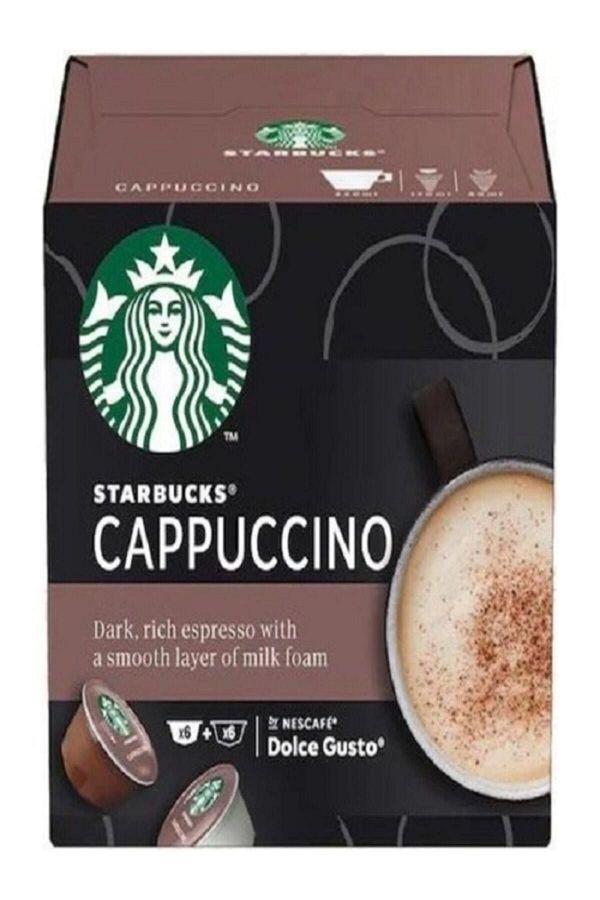 tassimo ve dolce gusto Starbucks Cappuccino by Nescafe Dolce Gusto 12 Capsules 120 Gr Trendyol