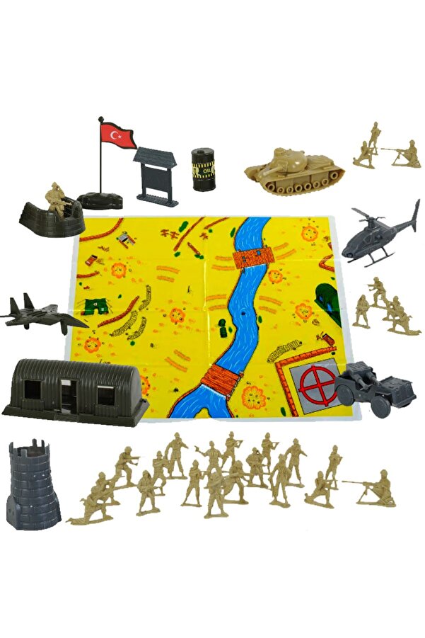gacha life Game set with military figures and military vehicles- Trendyol