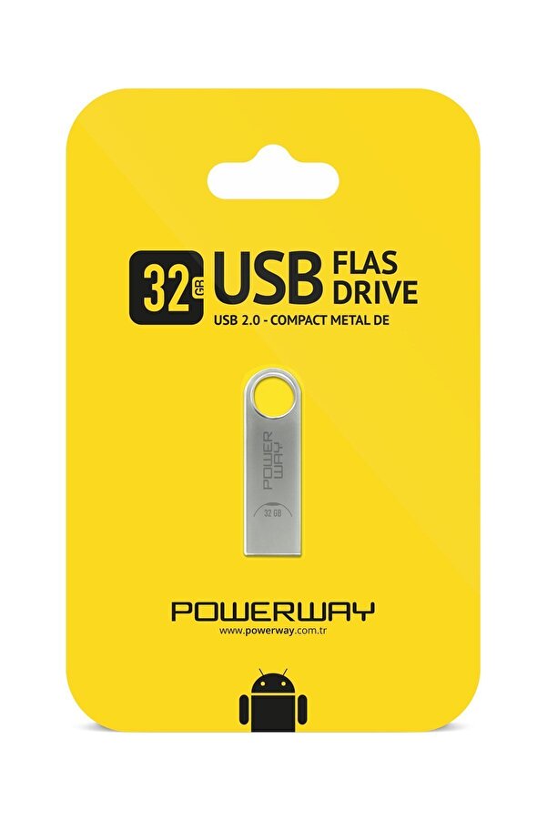 Powerway 32 GB Metal Flash Memory Metal Design USB Memory The Latest ...