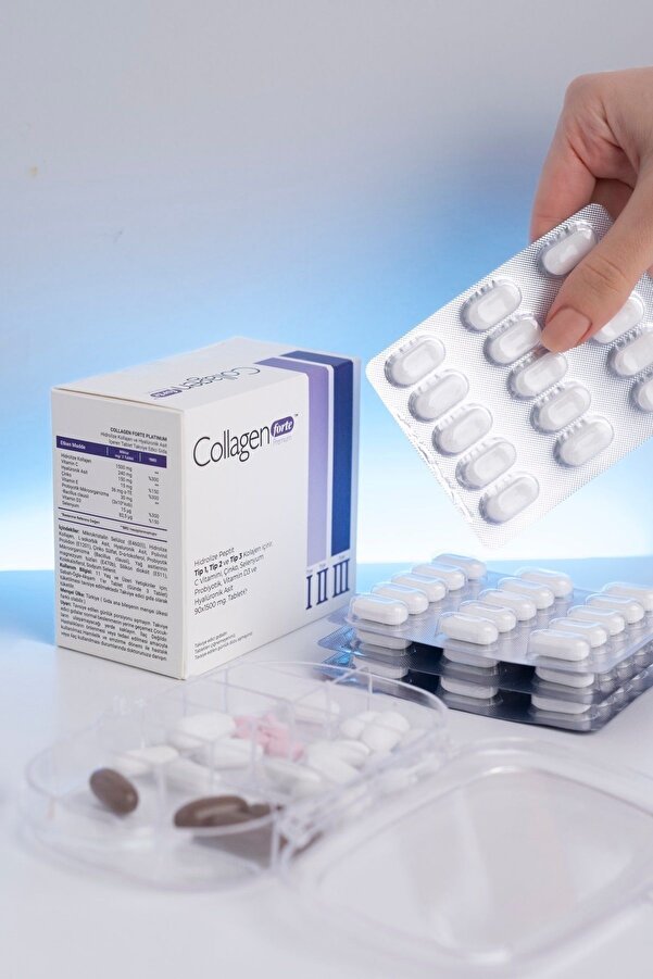 Collagen Forte Platinum Beauty Collagen, Probiotic & Multivitamin ...