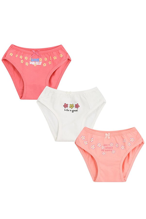 vitmo Sada 3 bavlnených jarných nohavičiek pre dievčatá - Trendyol