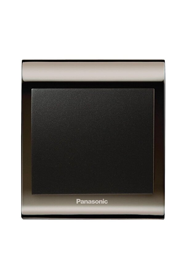 Panasonic Single Switch Frame Una+smoked, Cover Black - Trendyol