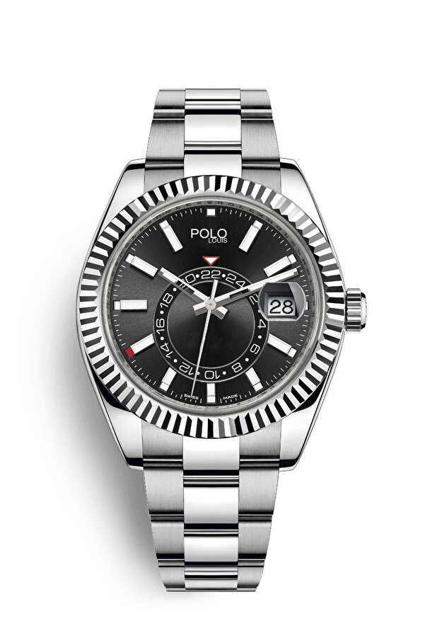 G-Sport POLO Rolex Model Steel Cord Men's Wristwatch- Trendyol