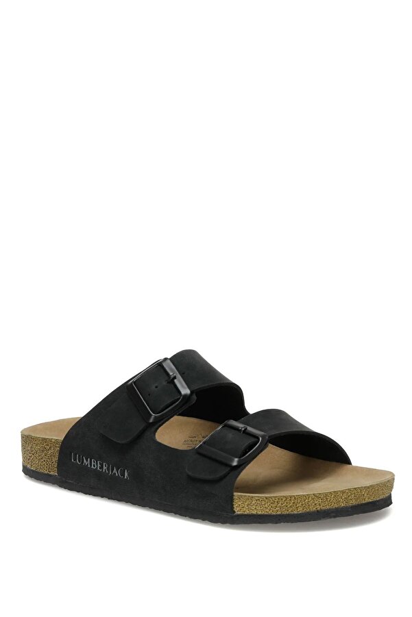 Lumberjack MENDY NU 3FX Black Men's Slippers - Trendyol