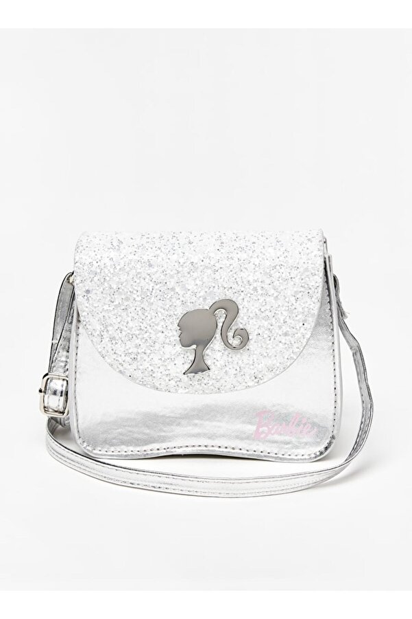 Barbie Embellished Crossbody Bag with Button Closure - Trendyol