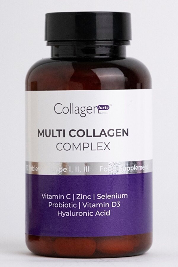 Collagen Forte Platinum Multi Collagen Complex, Probiotic & Multivitamin 1500 mg x 90 Tablets ...