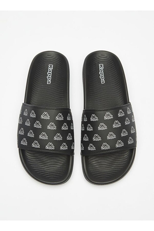 Kappa Men's Logo Print Slip-On Slide Slippers - Trendyol
